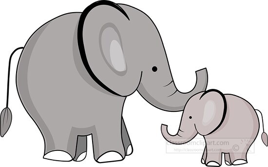 Free child zoo keeper with baby elephant clipart - Classroom Clipart