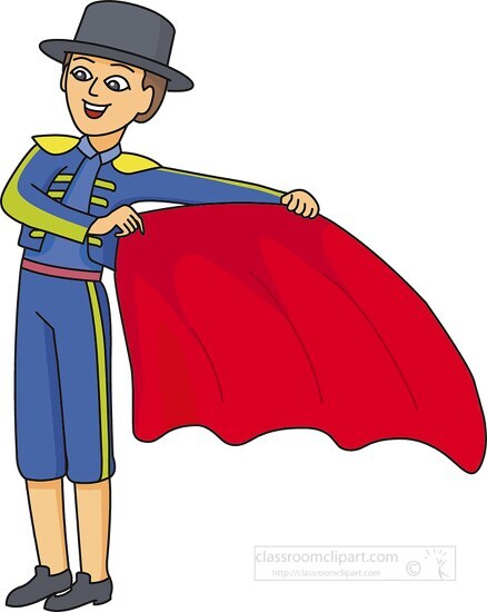 spanish matador - Classroom Clipart