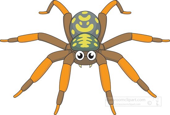 spider with fangs clipart - Classroom Clip Art