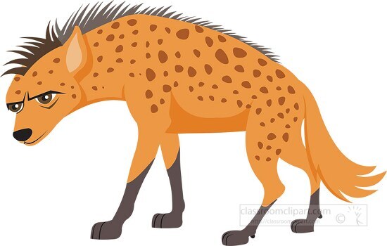 spotted african hyena clipar - Classroom Clip Art