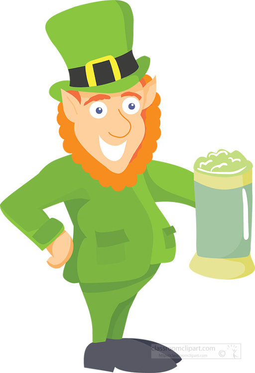 st patrick day leprechaun clipart - Classroom Clip Art