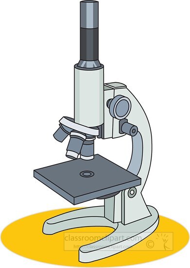 student compund microscope clipart - Classroom Clip Art