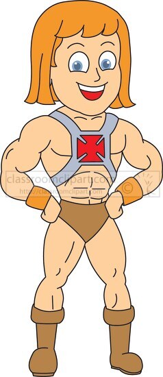 super hero 5 1028 - Classroom Clip Art