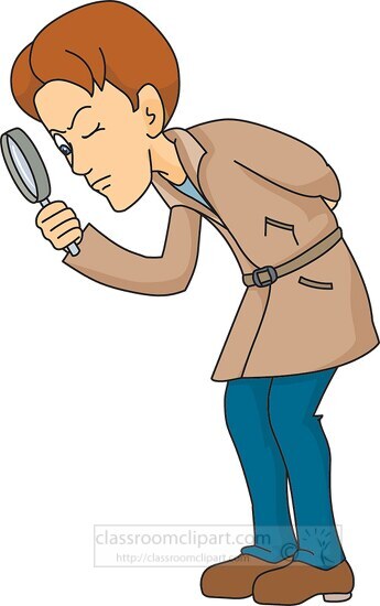 super sleuth investigator - Classroom Clip Art
