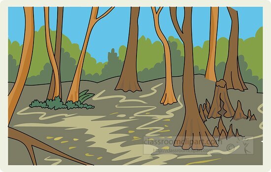 swamp habitat - Classroom Clip Art