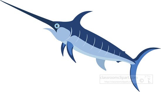 sword fish marine life clipart 718 - Classroom Clip Art