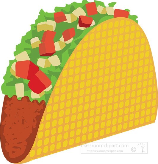 taco mexican food clipart - Classroom Clip Art