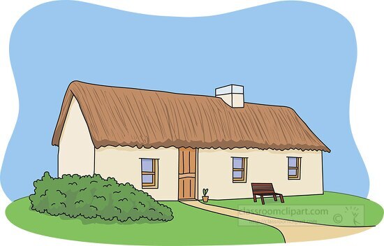 thatched irish cottage clipart - Classroom Clip Art