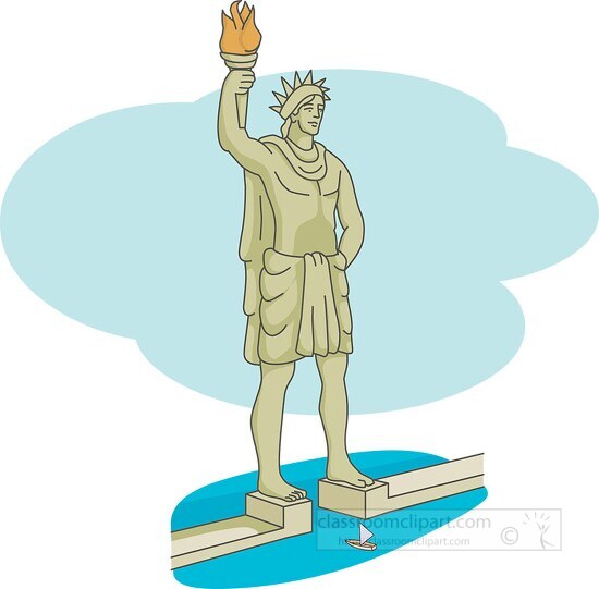the colossus of rhodes clipart - Classroom Clip Art