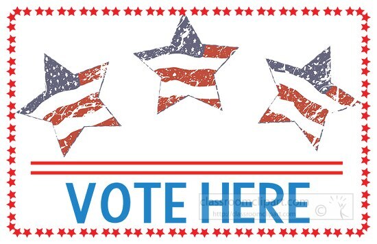 Free three-star-presidents day - Classroom Clipart