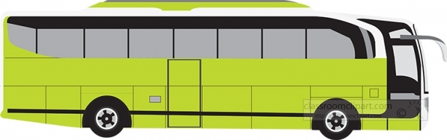 Transportation Gray Clipart-tourist travel bus gray color