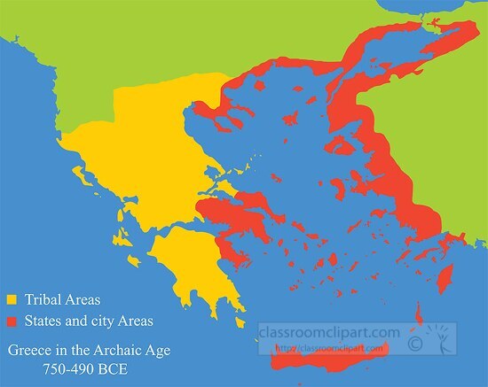tribal-and-city-area-map-ancient-greek-clipart - Classroom Clip Art