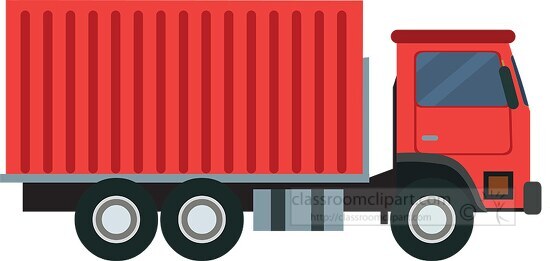 trucks with container transportation clipart - Classroom Clip Art