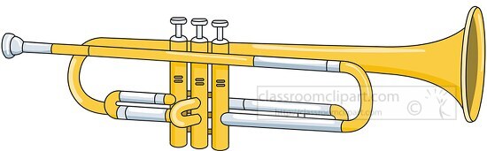 trumpet musical instrument clipart - Classroom Clip Art