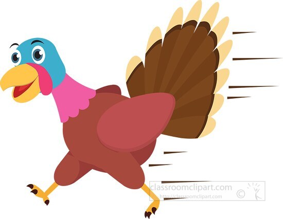 turkey running clipart - Classroom Clip Art
