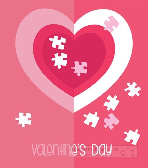 Valentines Day Clipart-valentines day puzzle