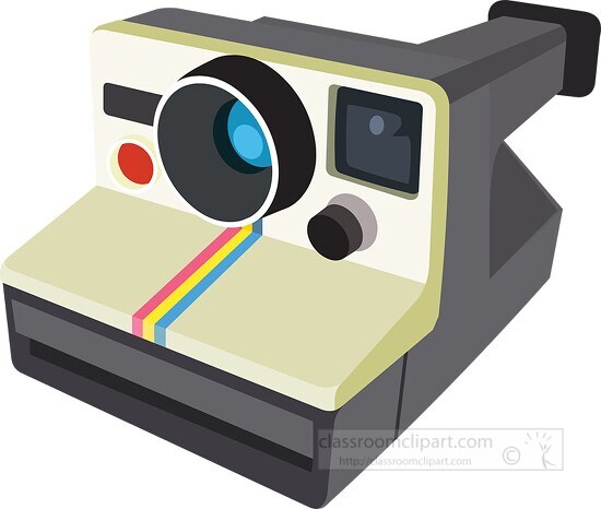 vintage polaroid camera clipart - Classroom Clip Art