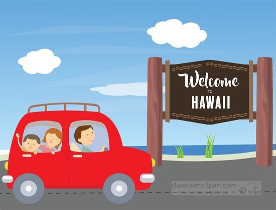 welcome roadsign to the state of hawaii clipart - Classroom Clip Art