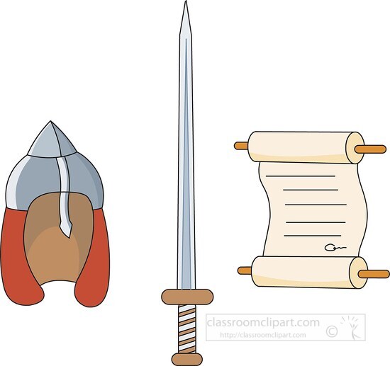 wepons medieval - Classroom Clip Art