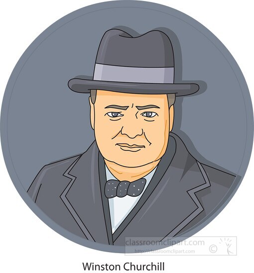 Free winston churchill england - Classroom Clipart