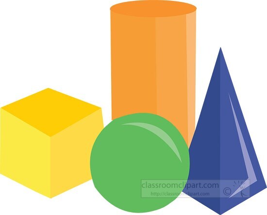wooden blocks shapes ga - Classroom Clip Art