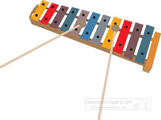 Free xylophone percussion instrument clipart 1009 - Classroom Clipart