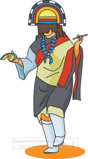 zuni dancer - Classroom Clip Art