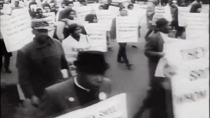 Anti-War Demonstration In New York City historic video footage ...