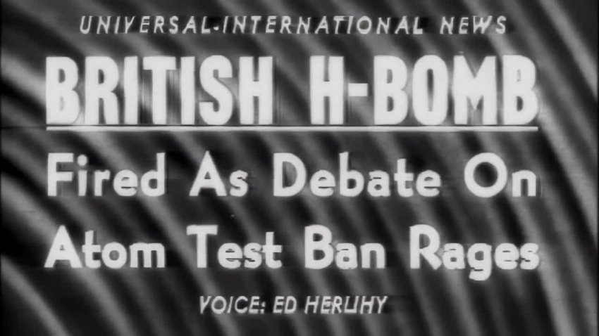British Hydrogen Bomb Explosion historic footage video - Classroom Clip Art