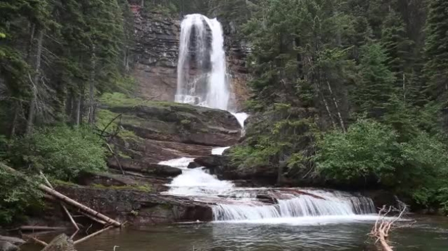 virginia falls video glacier national park - Classroom Clip Art