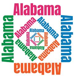 Alabama State Clipart - 50 States Clipart - Clipart - Classroom Clip Art