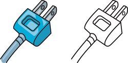 Classroom Clip Art - plug
