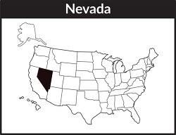 Nevada State Clipart - Fifity States Clip Art Collection - Free to ...