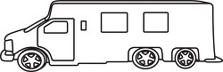 Transportation Outline Clipart