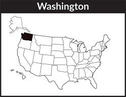 Washington State Clipart - 50 States Clipart - Clipart - Classroom Clip Art