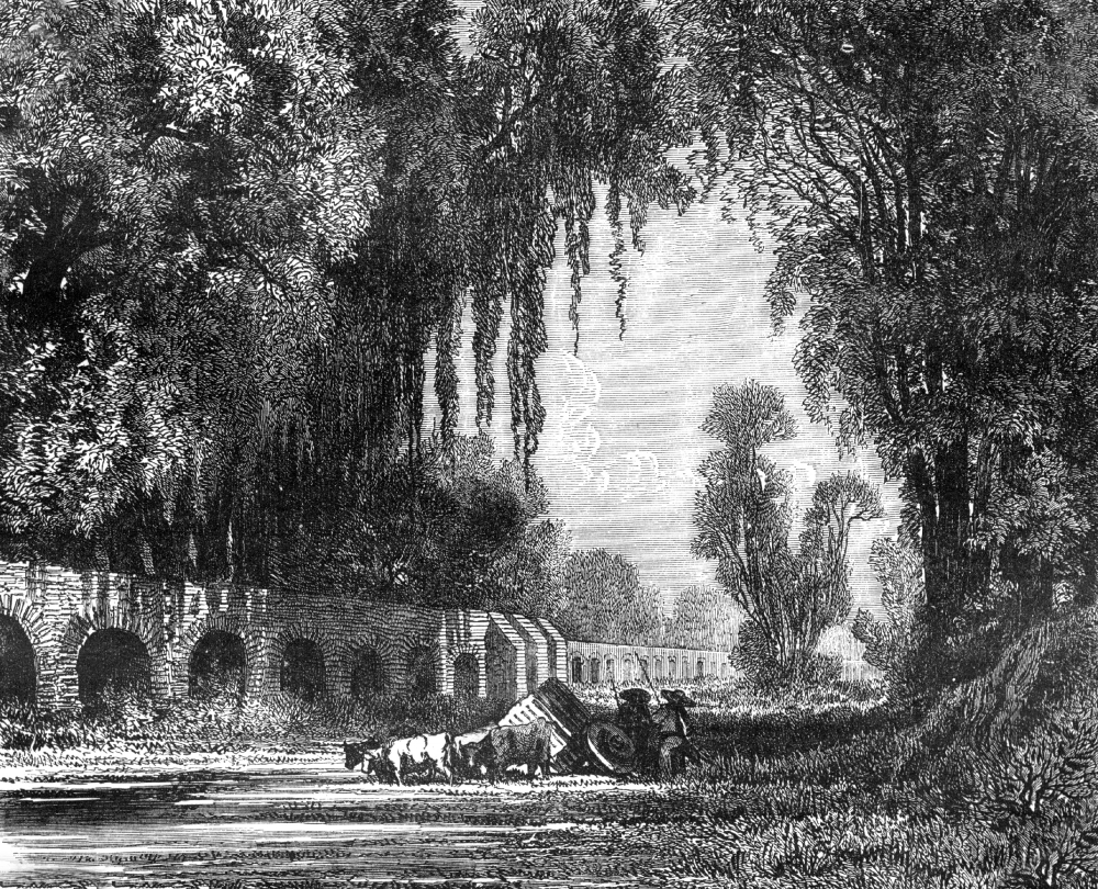 aqueduct historical illustration - Classroom Clipart