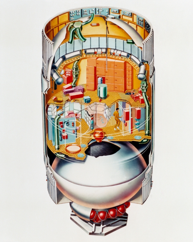 artists concept of the skylab 1 orbital workshop 22 - Classroom Clip Art