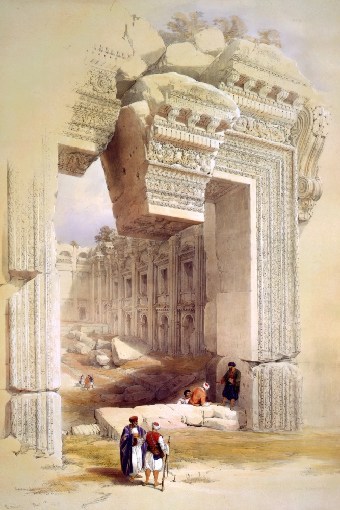 Lithographs-Baalbec Labanon