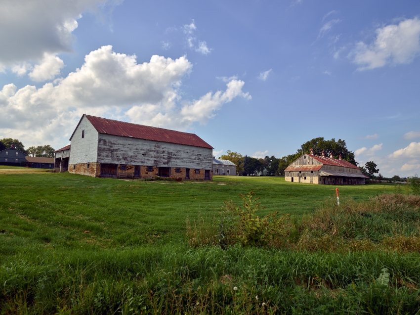 Barns in Middle Amana one of the Amana Colonies 3 - Classroom Clip Art