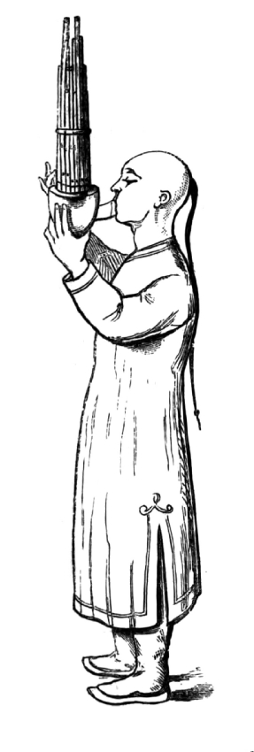 Chinese Cheng Musical Instrument Illustration - Classroom Clip Art