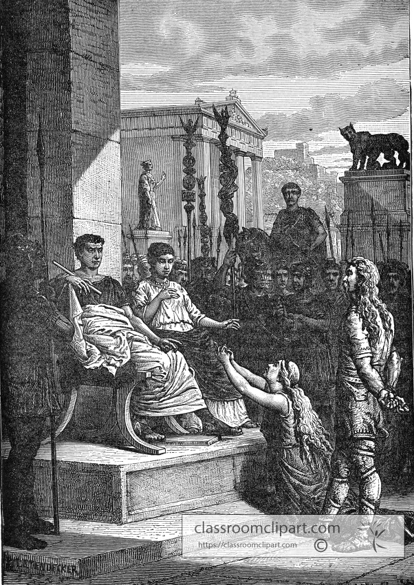 claudius agrippina illustration - Classroom Clip Art