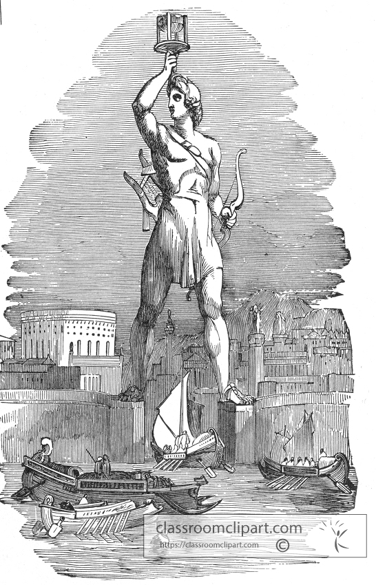 colossus rhodes - Classroom Clip Art