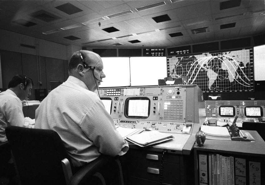 flight directors donald puddy and philip shaffer - Classroom Clip Art