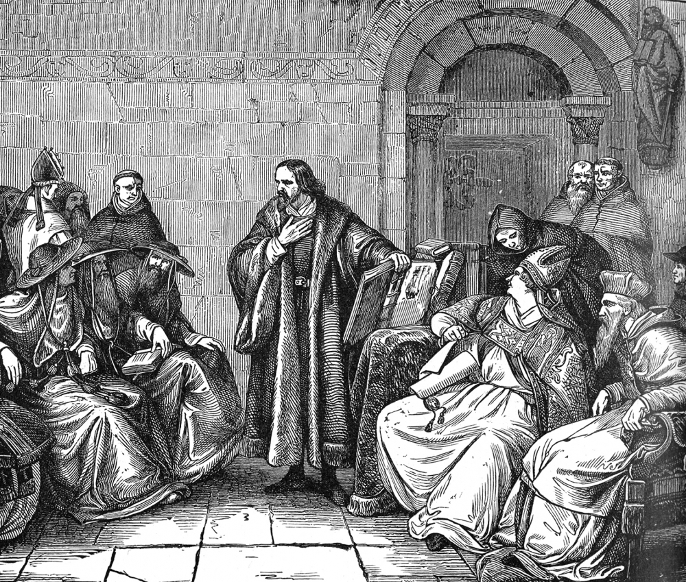 History Illustrations - John Huss before the Council