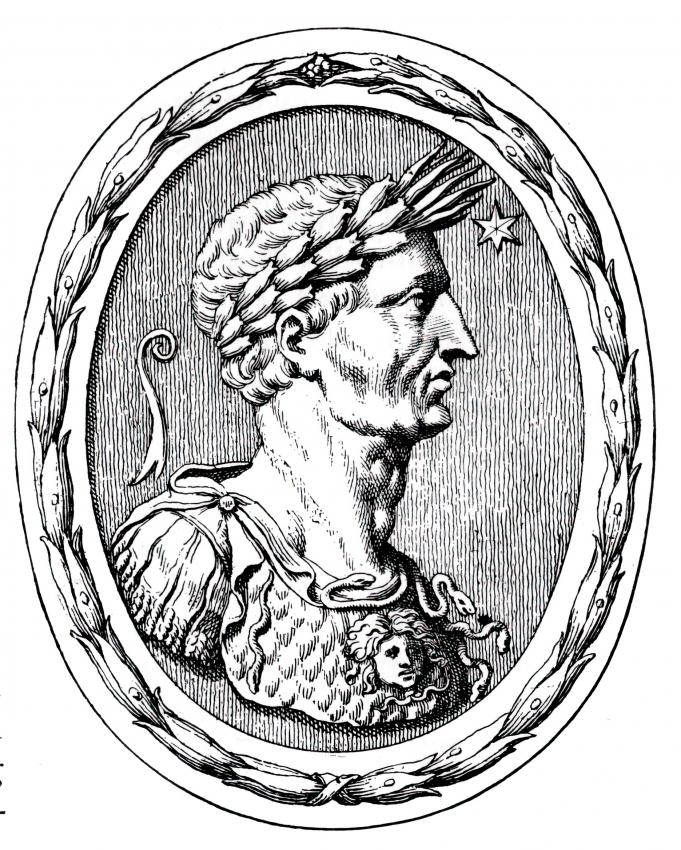 Historical Personalities-Julius Caesar portrait