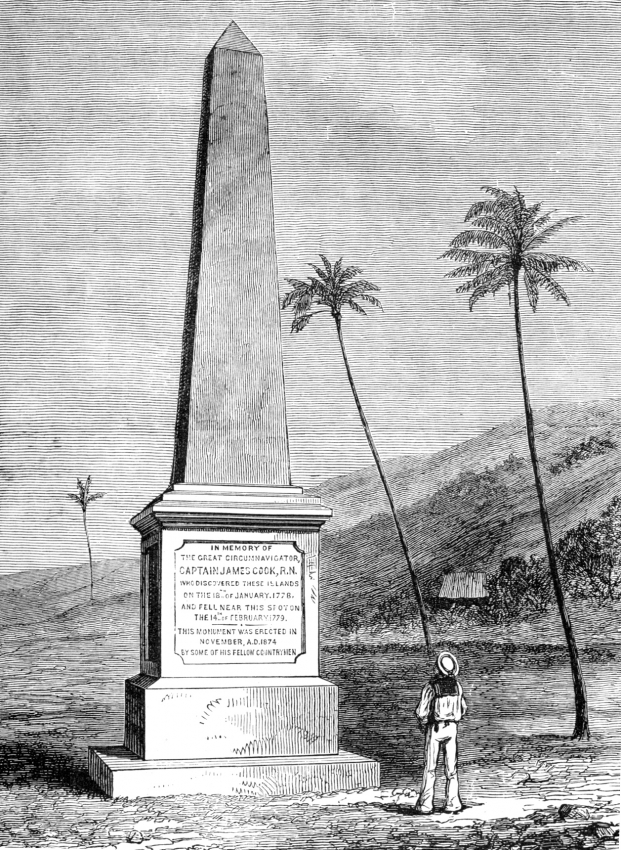Monument to Captain Cook - Classroom Clip Art