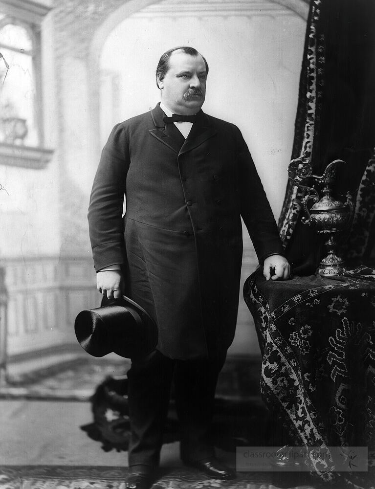 President Grover Cleveland - Classroom Clip Art
