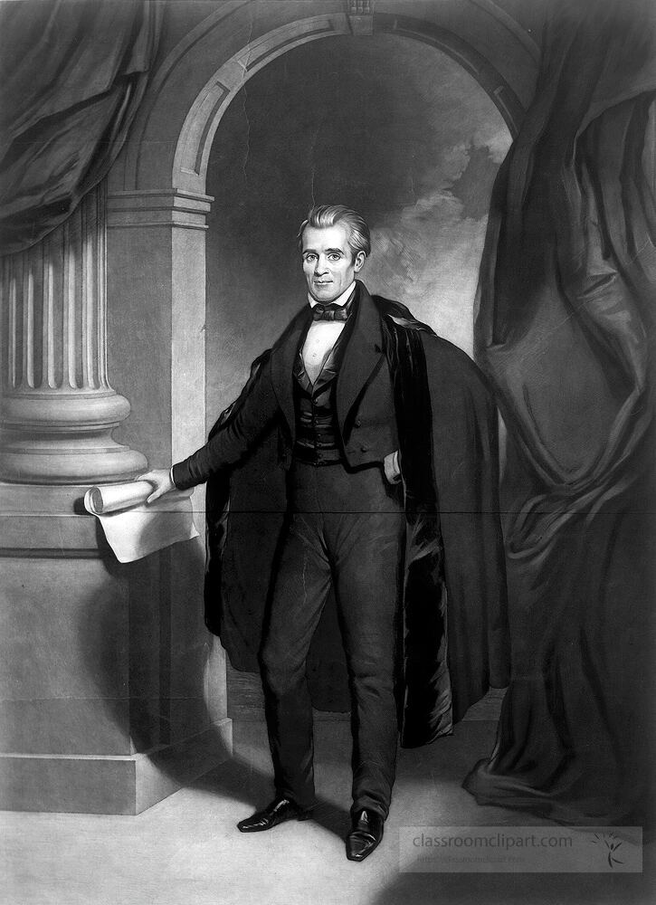 President James Polk - Classroom Clip Art