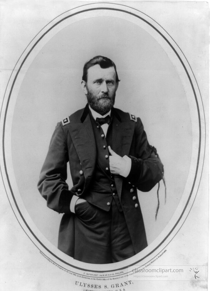 President Ulysses S. Grant - Classroom Clip Art