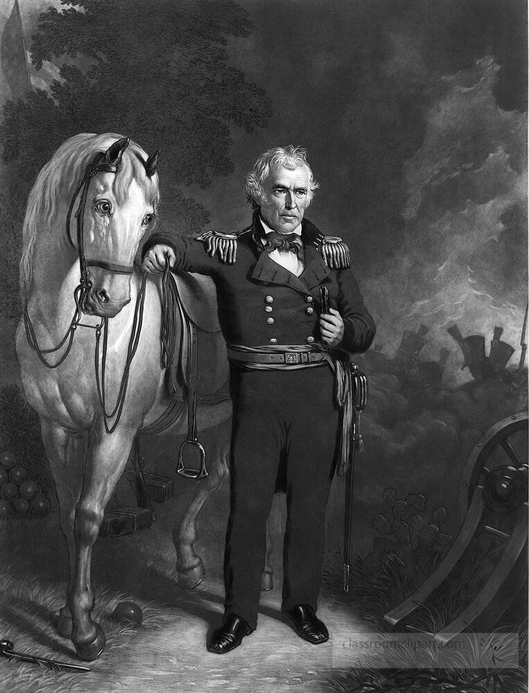 President Zachary Taylor - Classroom Clip Art